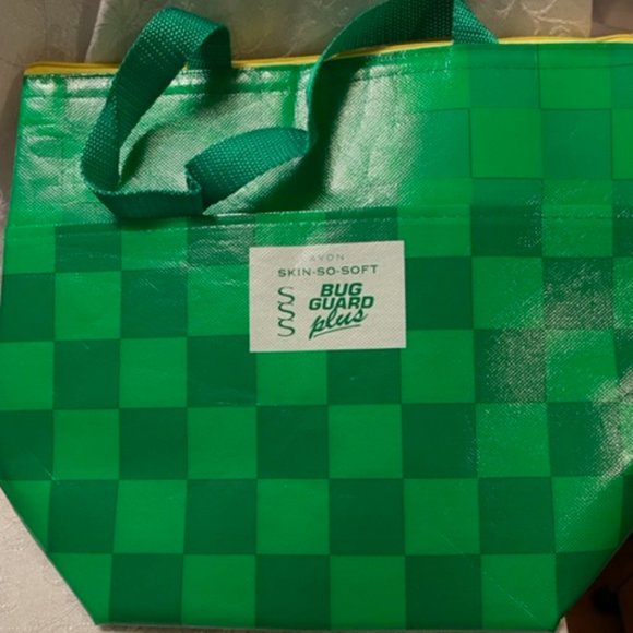 Avon | Bags | Avon Skin So Soft Bug Guard Cooler Tote Bag ...